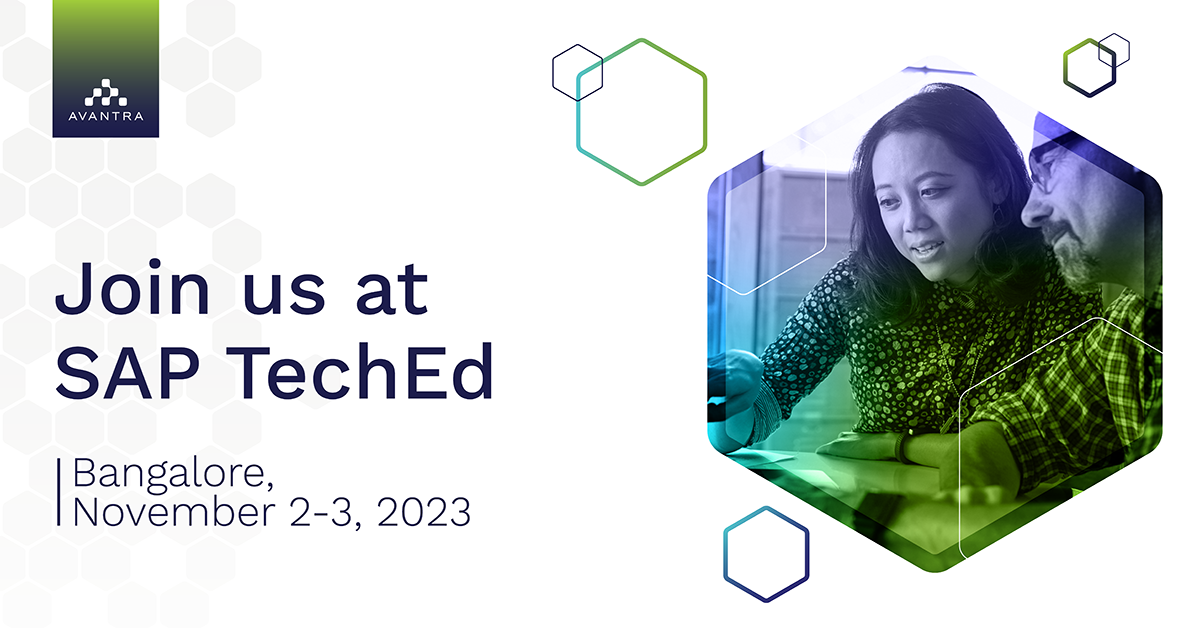 Avantra's first time attending SAP TechEd Bangalore 2023